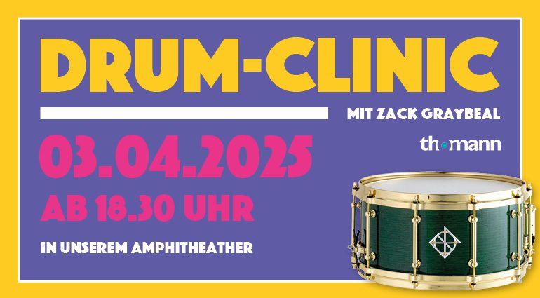 Drum-Clinic mit Zack Graybeal