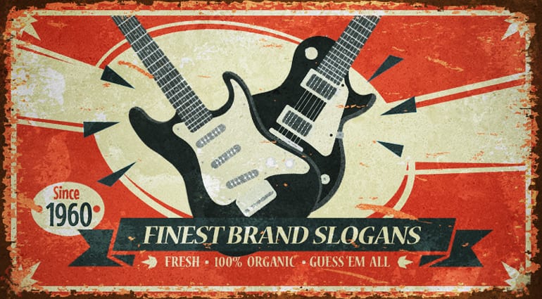 Quiz- Know your slogans: Guitars! - Thomann Blog