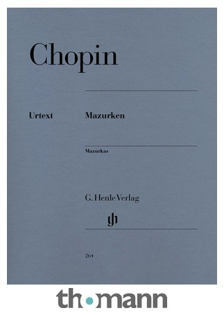 Henle Verlag Chopin Mazurken – Thomann UK