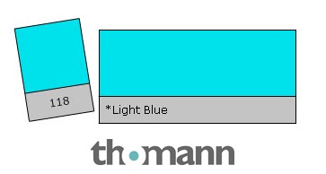 Lee Colour Filter 118 Light Blue – United States