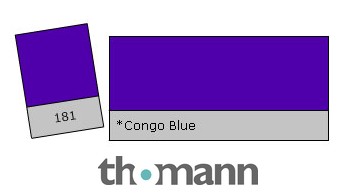Lee Colour Filter 181 Congo Blue – Thomann United States