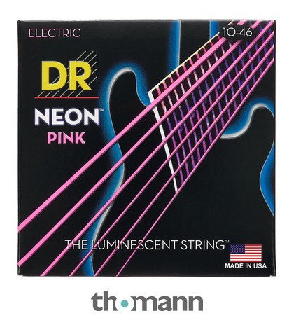 DR Strings Neon Pink NPE-10 – Musikhaus Thomann