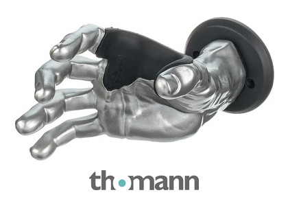 GuitarGrip Silver Metallic Male Hand RH – Thomann UK