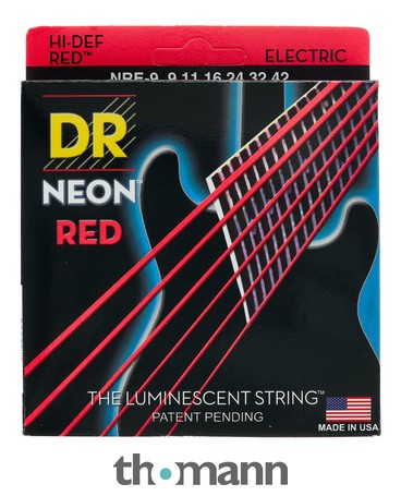 DR Strings Neon Red NRE-9 – Thomann Suomi