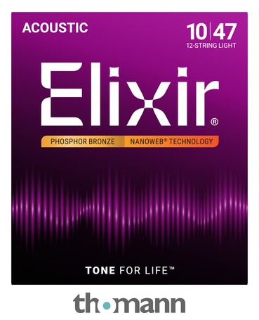 Elixir Nanoweb Light 12 Str. Phosphor – Musikhaus Thomann