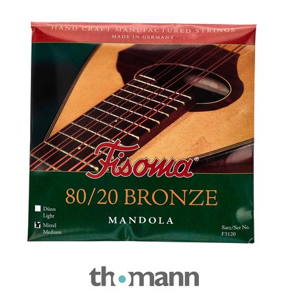 Fisoma F3120M Mandola Strings 80/20 – Thomann UK
