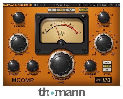 Waves H-Comp Hybrid Compressor – Thomann Danmark