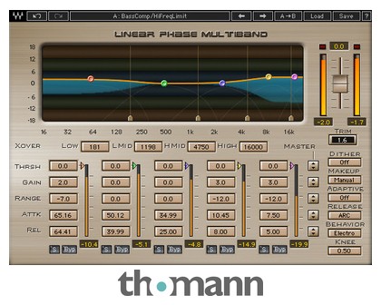 Waves Linear Phase Multiband Comp. – Thomann France