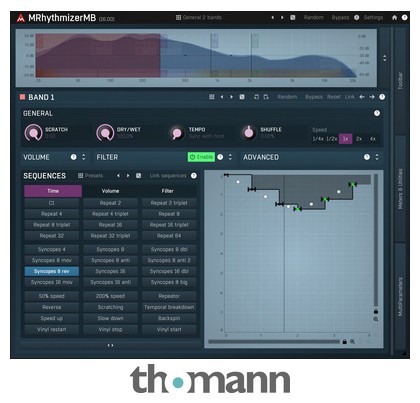 MeldaProduction MRhythmizerMB – Thomann France