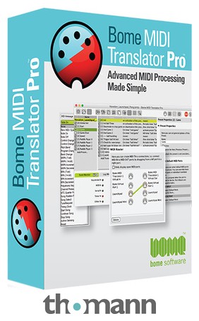 Bome MIDI Translator Pro – United States
