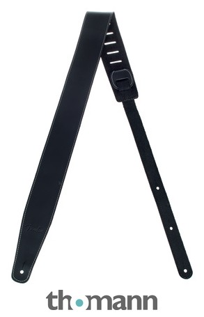 Fender Broken-in Leather Strap Black – Thomann UK