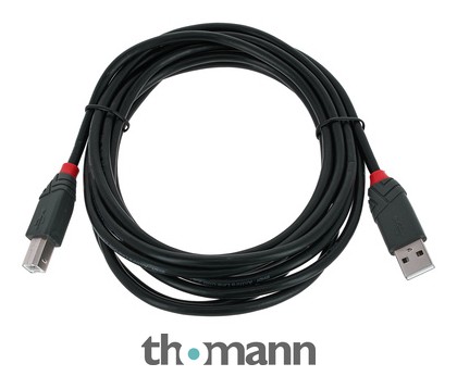 Lindy USB 2.0 Cable Typ A/B 3m BK – Thomann Danmark