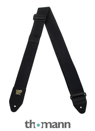 Ernie Ball E-Guitar Strap Leather BK – Thomann France