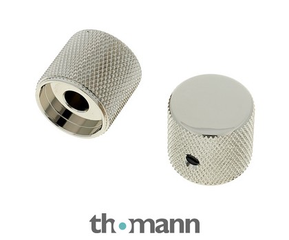 Allparts Metal Barrel Knobs Nickel – Thomann UK