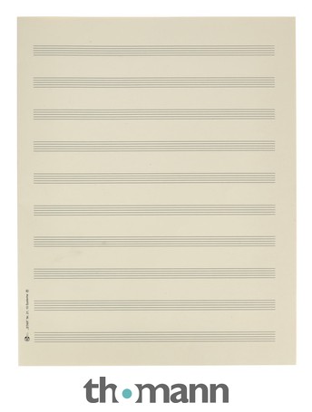 Star Sheet Music Paper Quart 10 mm – Thomann UK