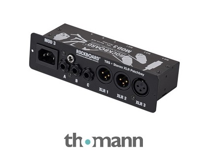 Rockboard MOD 3 V2 TRS & XLR Patch Bay – Thomann UK
