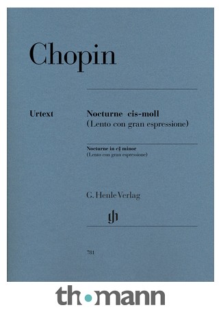 Henle Verlag Chopin Nocturne cis-moll – Thomann UK