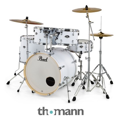 White Pearl Drum Set