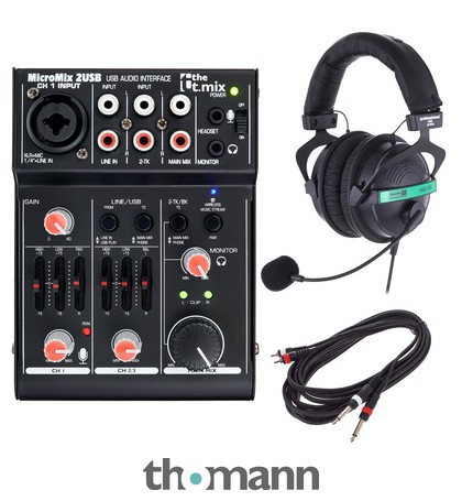 the t.mix MicroMix 2 USB Bundle – Thomann Danmark