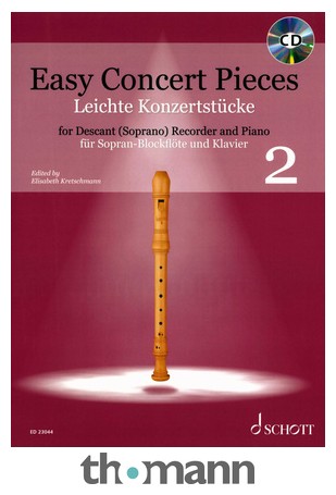 Schott Easy Concert Pieces Recorder 2 – Thomann Česko
