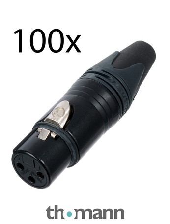 Neutrik NC3 FXX-B 100x – Thomann Sverige