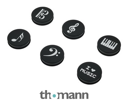 agifty Music Notes Magnets 6er Pack – Thomann UK