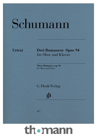 Henle Verlag Schumann Romanzen Oboe – Thomann UK