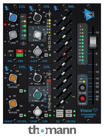 Universal Audio API Vision Chan. Strip Native – Thomann UK