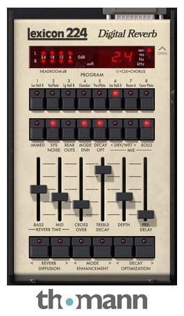 Universal Audio Lexicon 224 Dig. Reverb Native – Thomann France