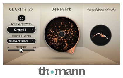 Waves Clarity Vx DeReverb – Thomann UK