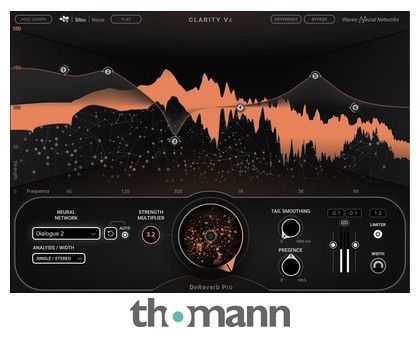 Waves Clarity Vx DeReverb Pro – Thomann UK