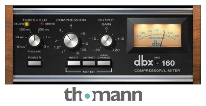 Universal Audio dbx 160 Compressor / Limiter – Thomann France