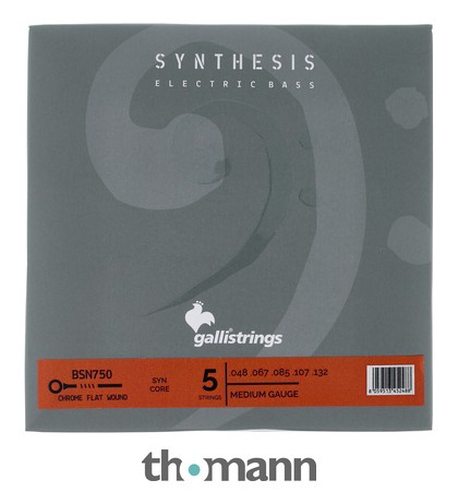 Galli Strings BSN750 Chrome Flat Bass 5-Str. – United States
