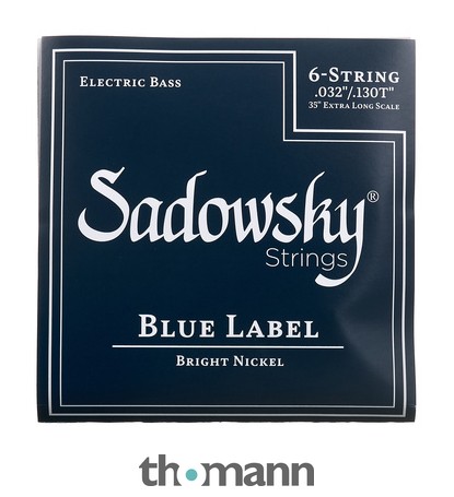 Sadowsky Blue Label Ni 6-String 032-130 – Thomann United States