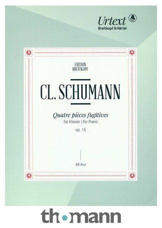 Breitkopf & Härtel Clara Schumann Quatre Pieces – Thomann UK