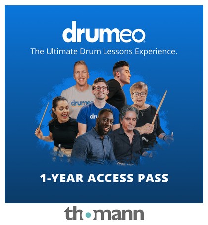 Drumeo Drumeo+ Annual Membership – Thomann UK