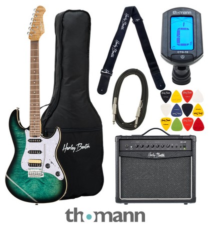 Harley Benton ST-Modern Plus HSS FBLB Set – Thomann United States