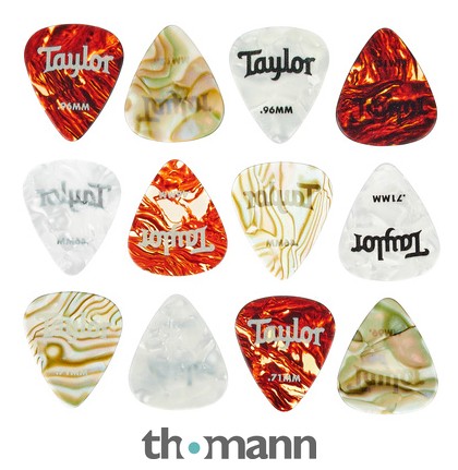 Taylor Celluloid Pick Tin Set – United States