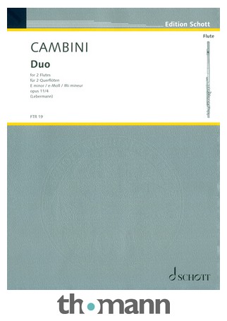 Schott Cambini Duo e-moll op. 11/4 – United States