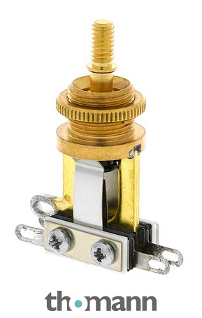 Switchcraft Short Toggle Switch Brass – Thomann UK