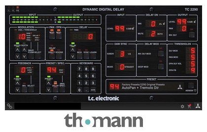 tc electronic TC 2290 Dynamic Delay – United States