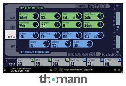 tc electronic VSS3 Space Simulation Reverb – Thomann UK