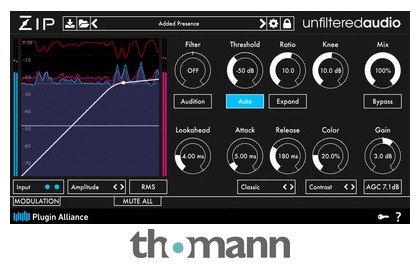 Plugin Alliance Unfiltered Audio Zip – Thomann UK