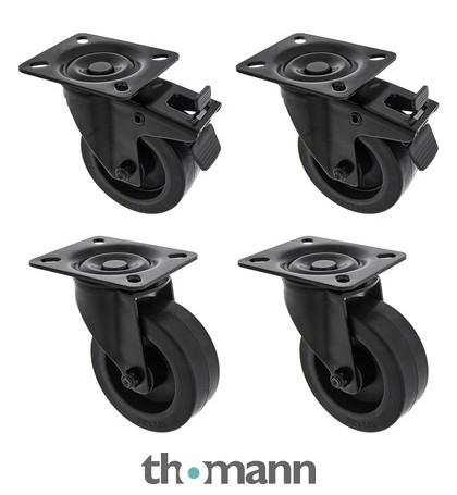 Roadworx Black Wheel Bundle 100 mm – Thomann UK