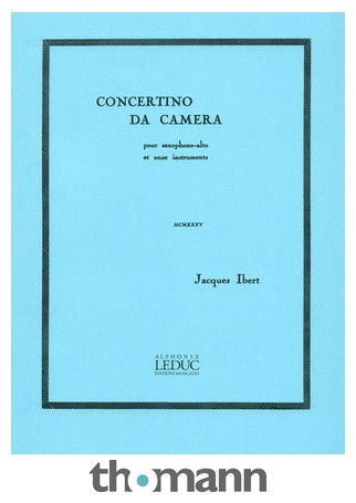 Alphonse Leduc Ibert Concertino da camera – Thomann France